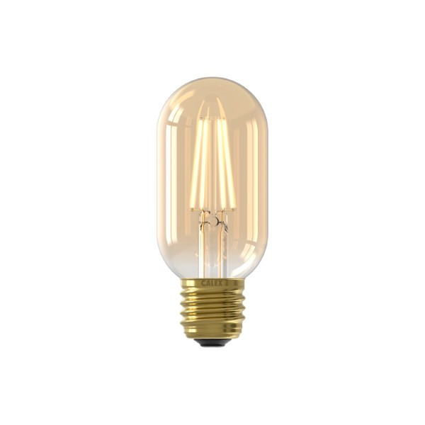 Led lamp E27 | Buis | Calex (3.5W, 250lm, 2100K, Dimbaar, Goud) Calex Kabelshop.nl